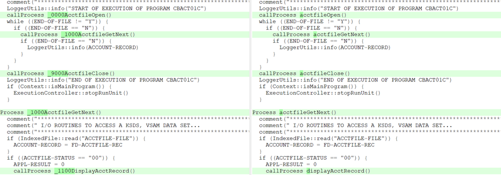 Coding a refactoring | AWS Blu Insights
