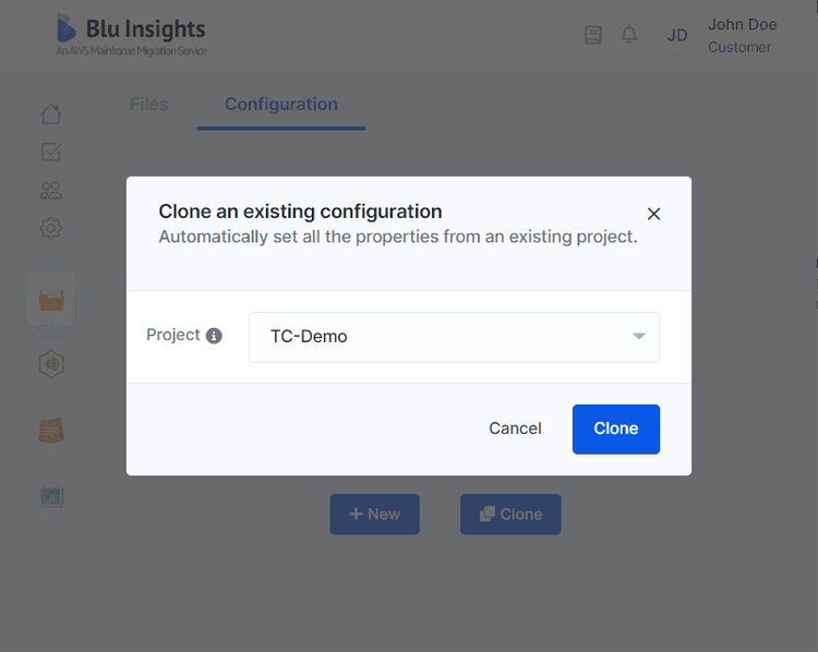 Configuration | AWS Blu Insights
