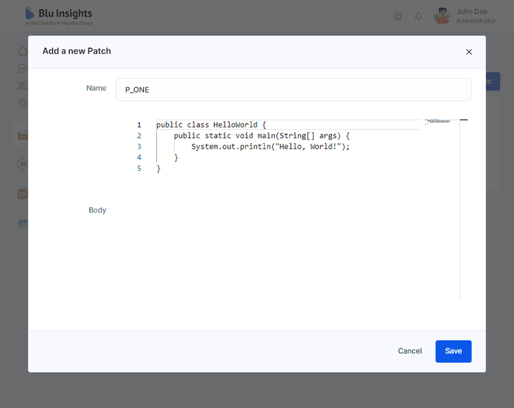 Configuration | AWS Blu Insights