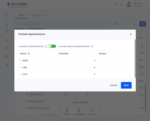 Files | AWS Blu Insights