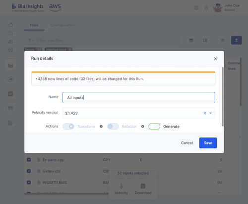 Files | AWS Blu Insights
