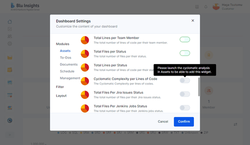 My Dashboard | AWS Blu Insights