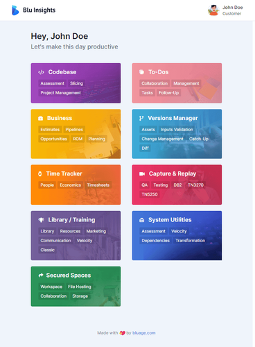 Get Started | AWS Blu Insights